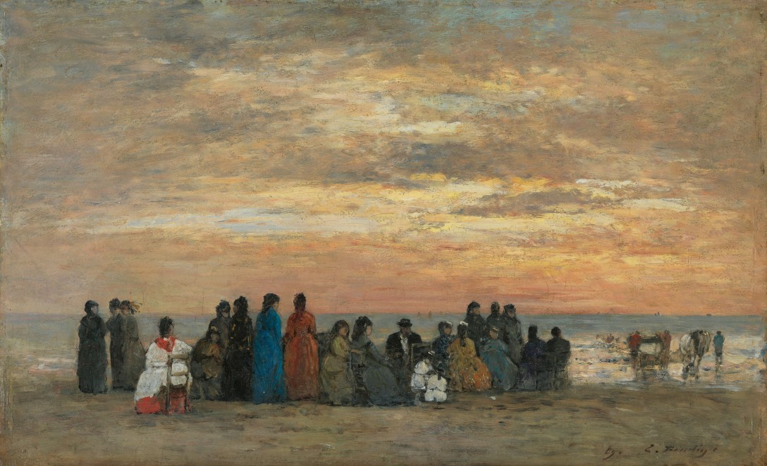 OBRA DE ARTE DA SEMANA | A praia e o mar por Eugène Boudin – Artrianon