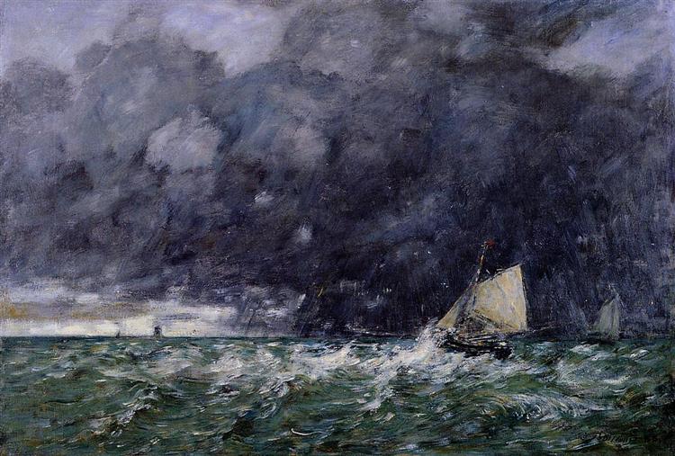 OBRA DE ARTE DA SEMANA | A praia e o mar por Eugène Boudin – Artrianon
